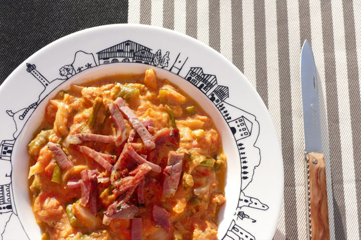 la pipérade basque | Assiettes & Compagnie